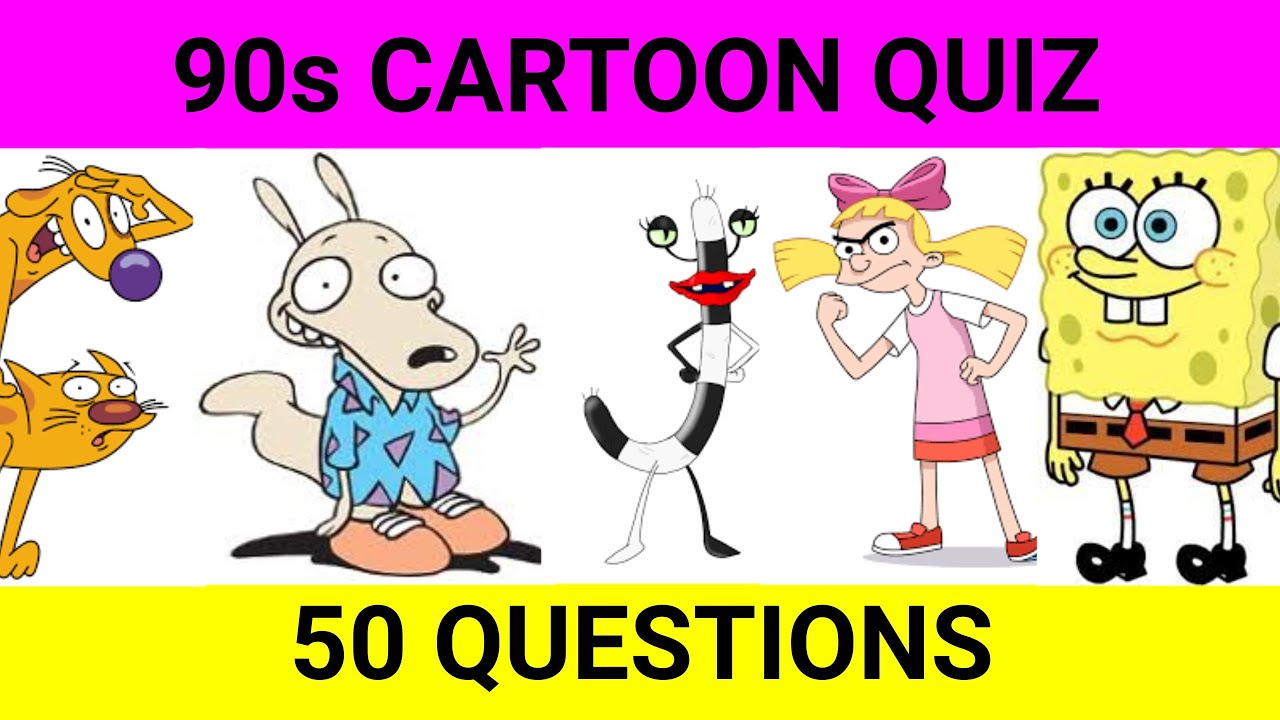 90s cartoon quiz - YouTube