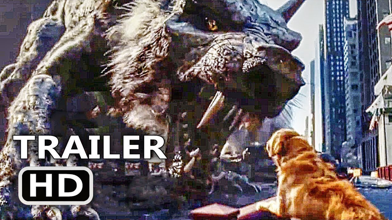 Rampage Dog vs Giant Wolf Trailer (2018) | NEW Movieclip[HD] - YouTube