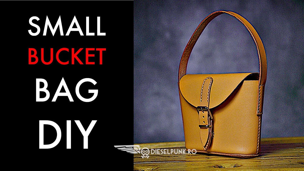 Bucket Purse Bag DIY - Tutorial and Pattern Download - YouTube