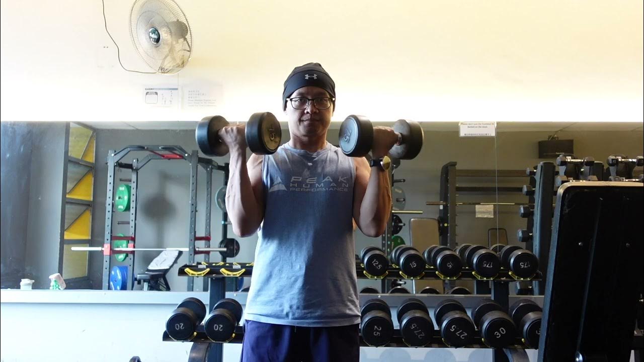 Standing DB Biceps Curl - YouTube