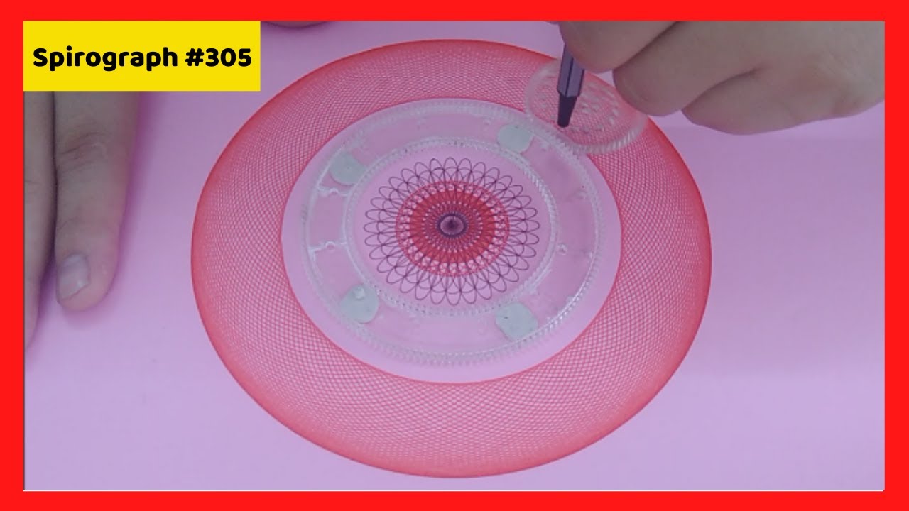 How To Draw Spirograph [ Spirograph Art ] #305 - YouTube