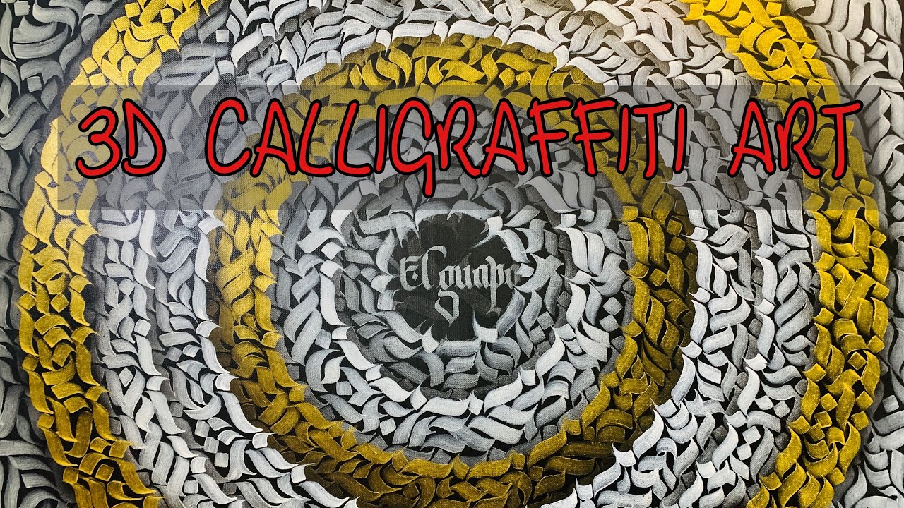 3d Calligraffiti art | Tutorial - YouTube