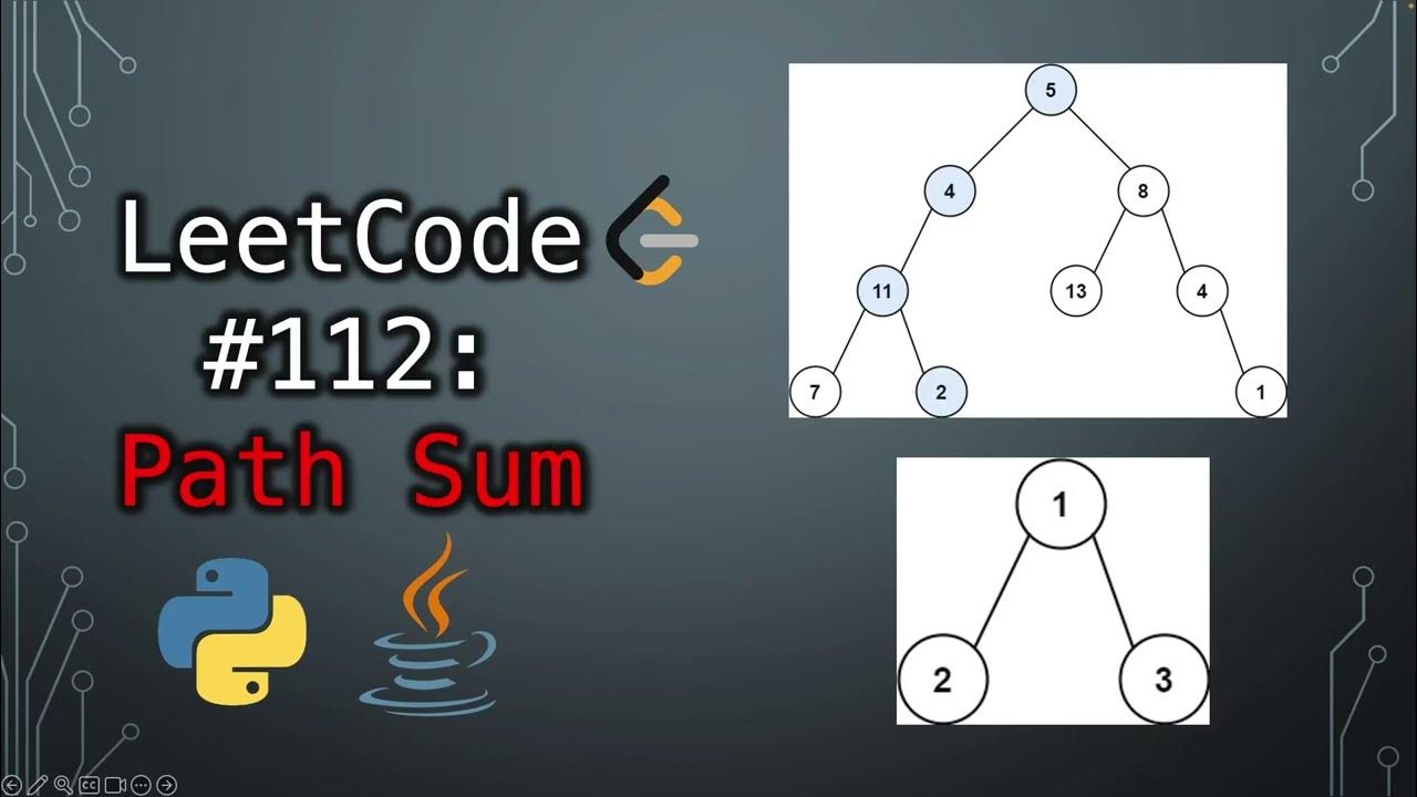 Leetcode 112 Path Sum Youtube