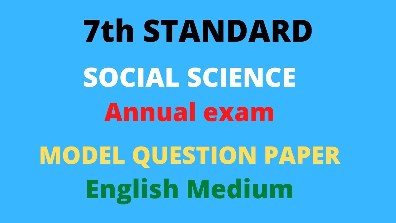7th Standard Social Science Annual Exam Model Question Paper English 7th-standard-social-science-annual-exam-model-question-paper-english