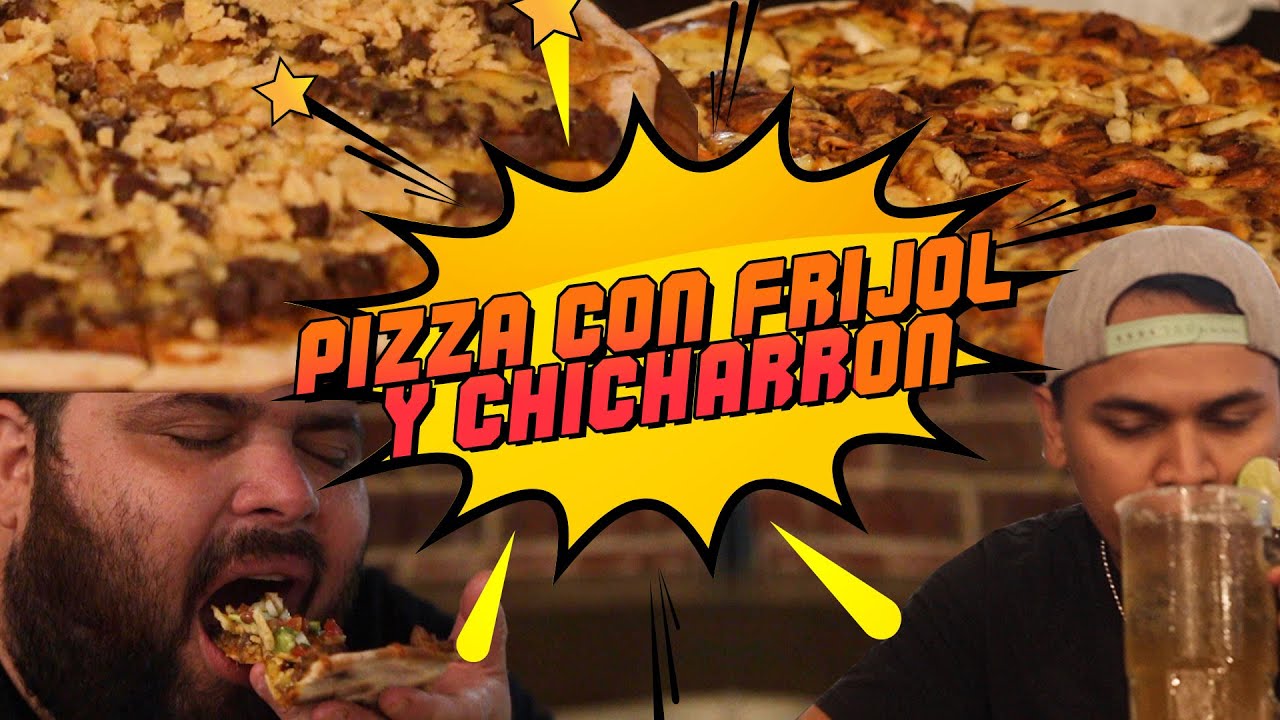 Probando la pizza con frijol y chicharrón / Fercho Invita al Socotroco ...