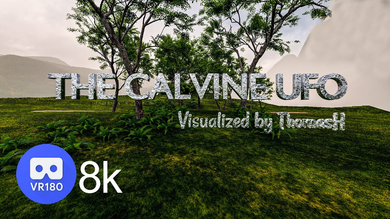 "The Calvine UFO" in Still Photo in 8K VR180 Stereoscopic (8192x8192 ...