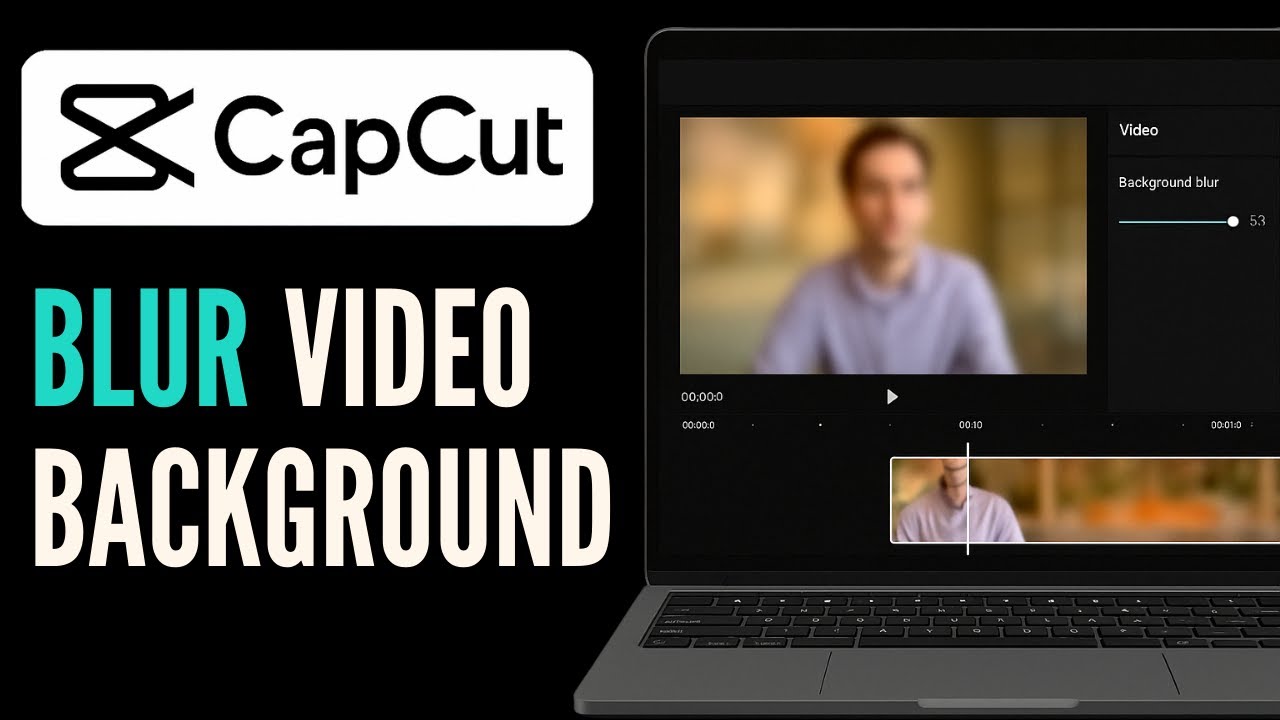 How To Blur Video Background In CapCut Pc | Blur Unwanted Parts in ...