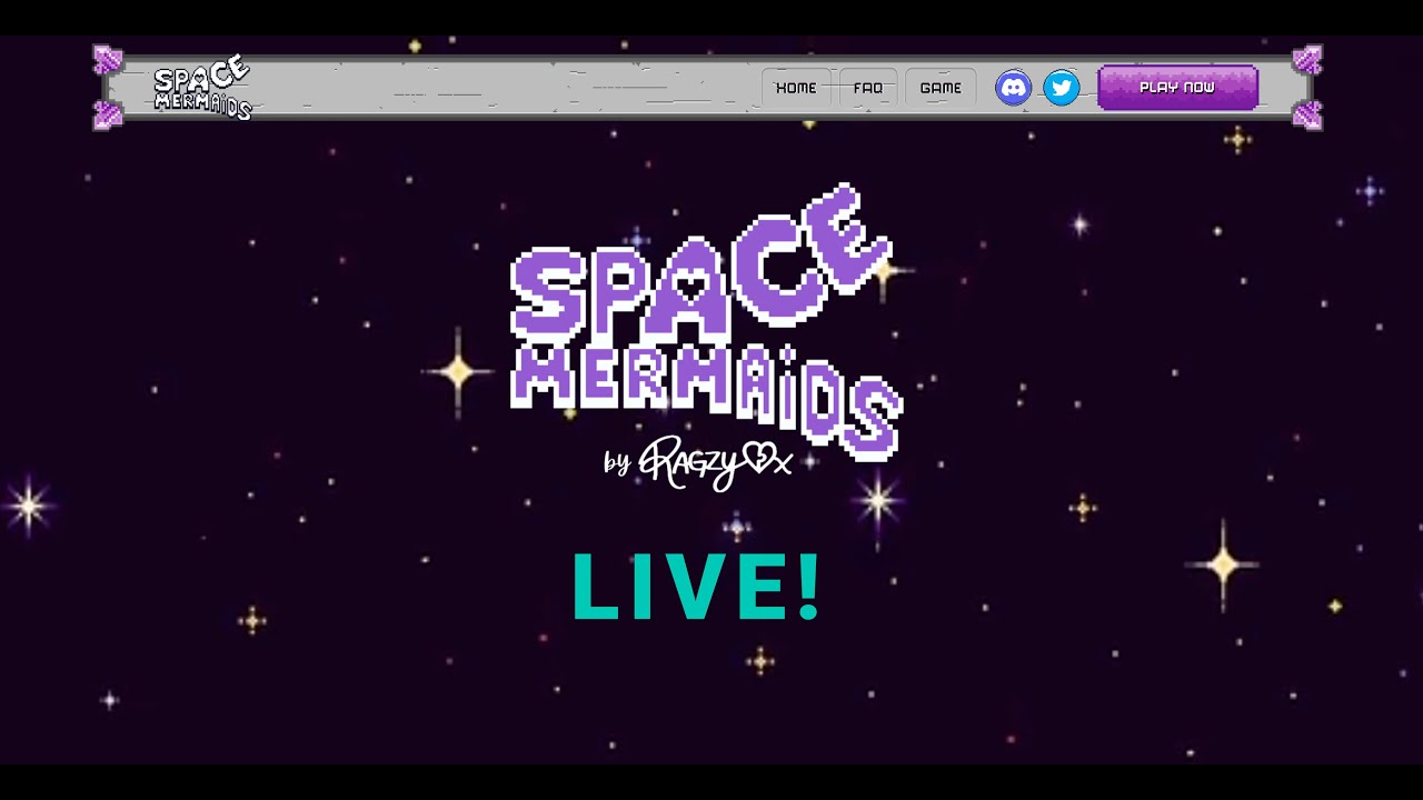 [ TOP 100 HIGH SCORE ] 🧜‍♀️ Space Mermaid XRPL Game x Ragzy! [ LIVE ...