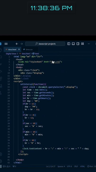 Clock Shortvideo Viral Coding Cssanimation Webdesign Javascript Css3animation Youtube