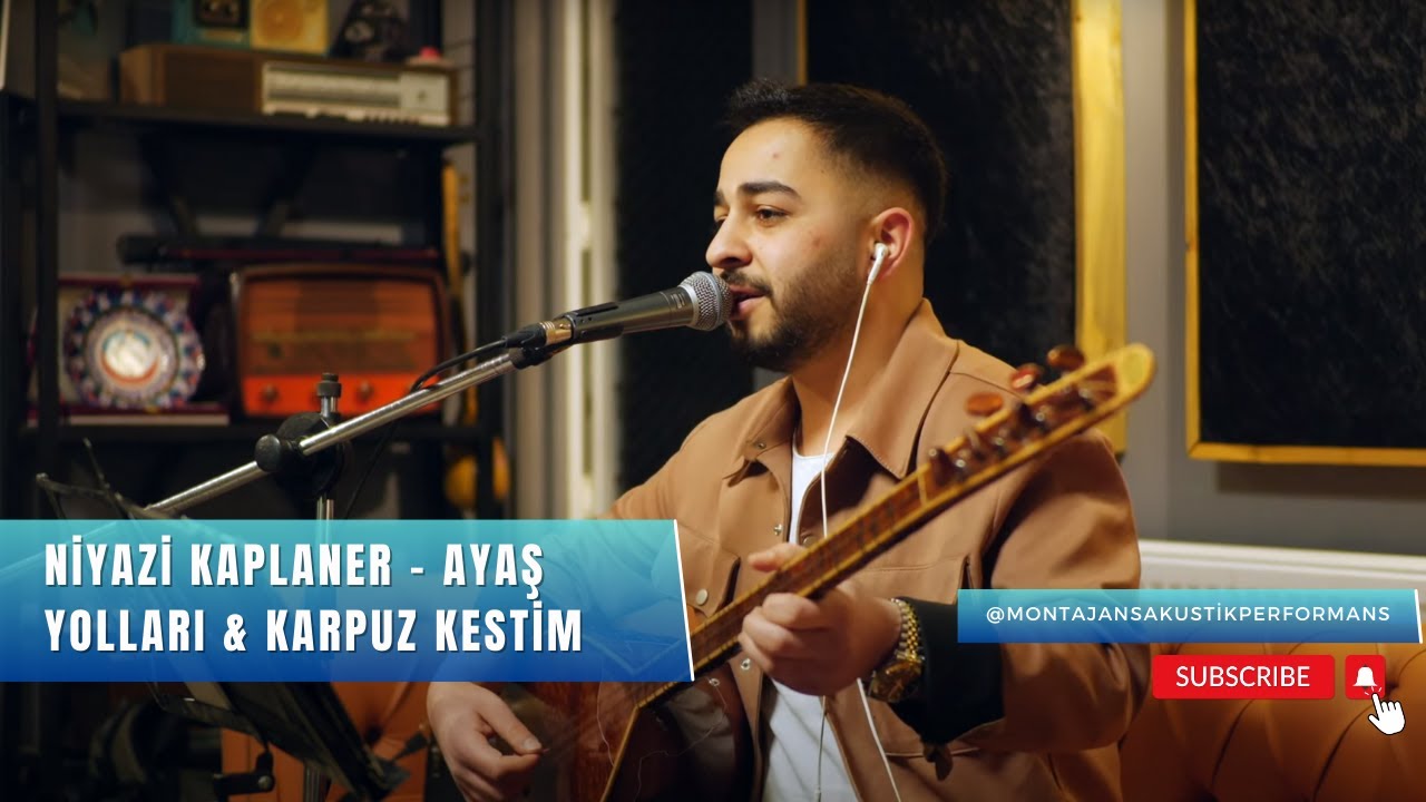 Niyazi Kaplaner - Ayaş Yolları & Karpuz Kestim (Akustik Performans) - YouTube