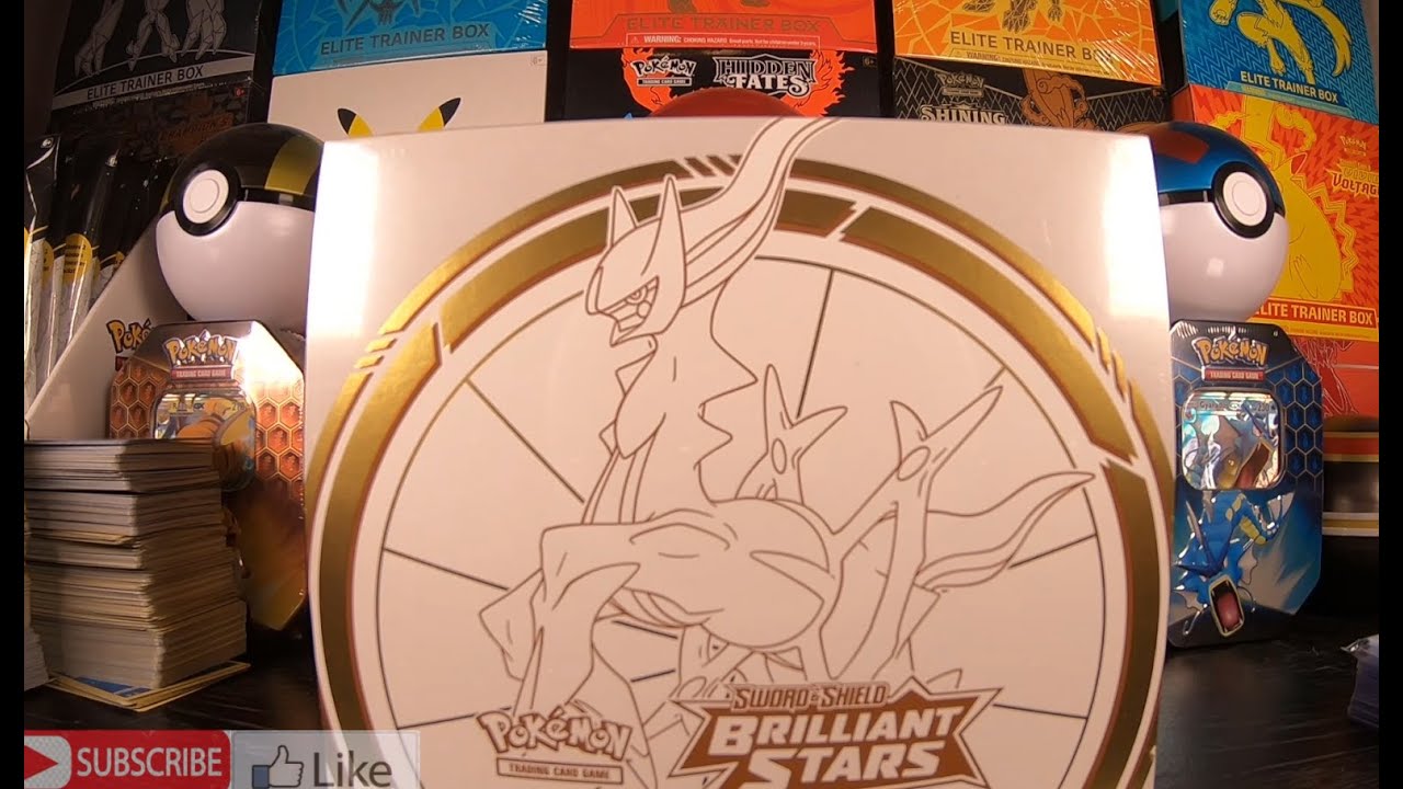 Arceus GOD BOX - New Brilliant Stars Pokemon ETB Opening! 🔥🔥 - YouTube