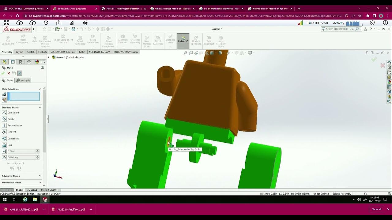 Solidworks 2019 Apporto Google Chrome 2022 12 11 20 32 54 - YouTube