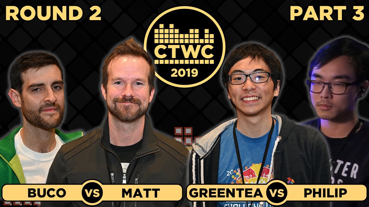 2019 CTWC Classic Tetris Rd. 2 - Part 3 - GREENTEA/MICROBLIZZ + BUCO ...