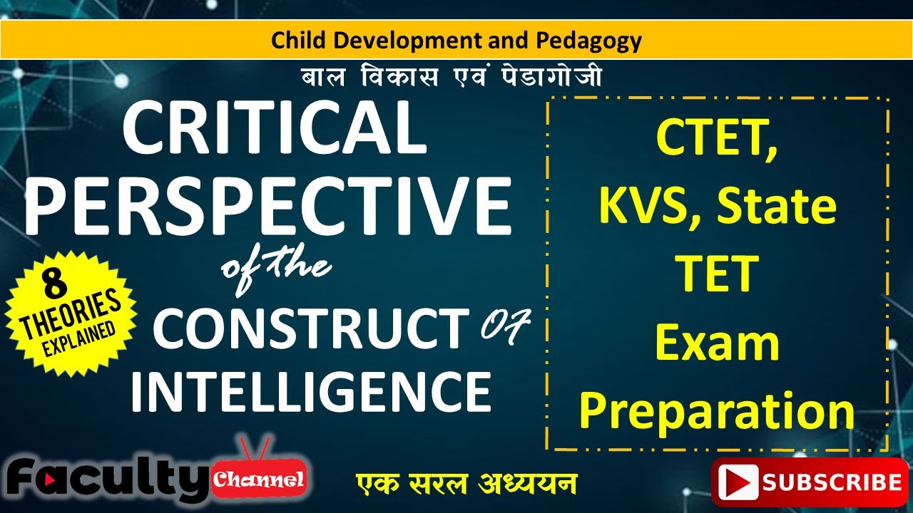 Construct of Intelligence and Multi Dimensional Intelligence | Multiple ...