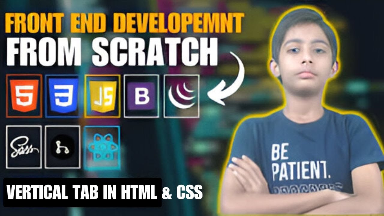 Vertical Tab In HTML AND CSS {Frontend Web Development Full Course From ...
