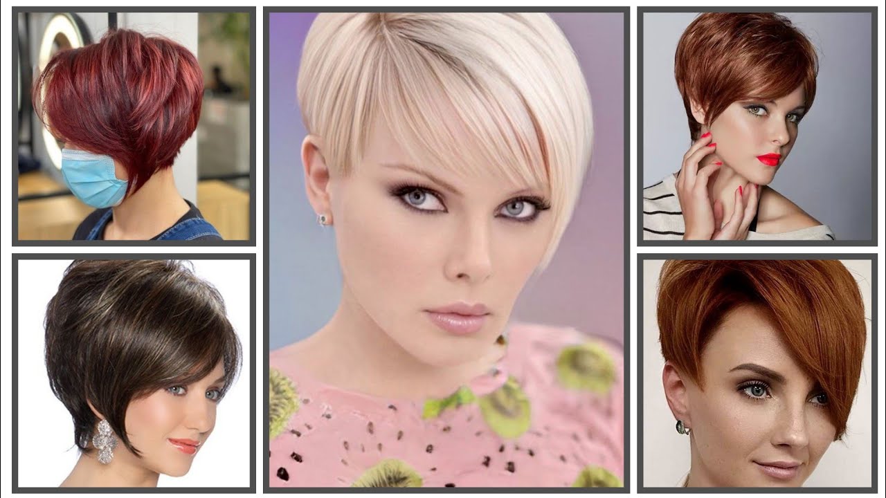 Angeline Thomas short pixie haircut ideas - YouTube