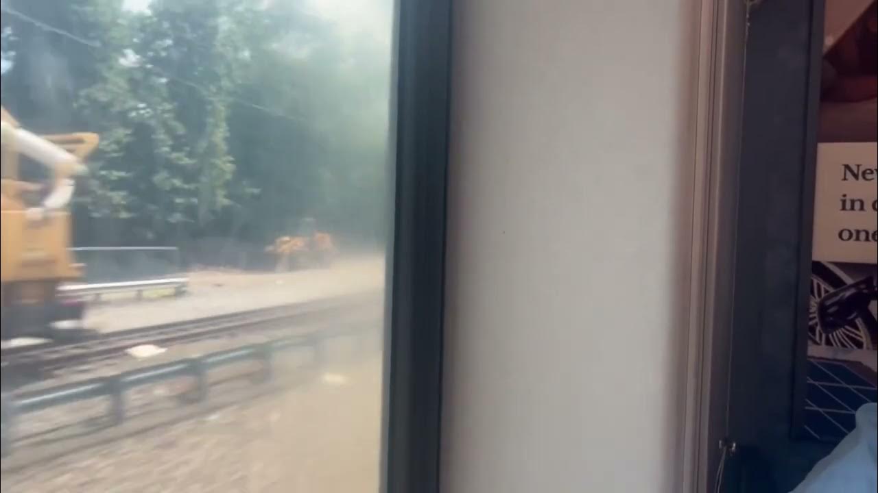 NJ Transit Northeast Corridor Train #7840 Multilevel Middle Level Ride from Metropark to Rahway ...