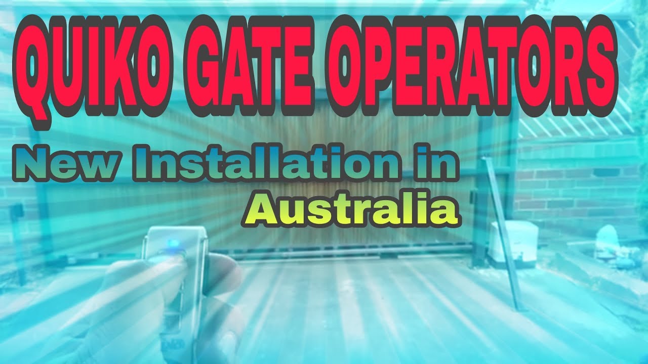 Quiko Sliding Gate Opener Motor Installed by Official Quiko Dealer in ...