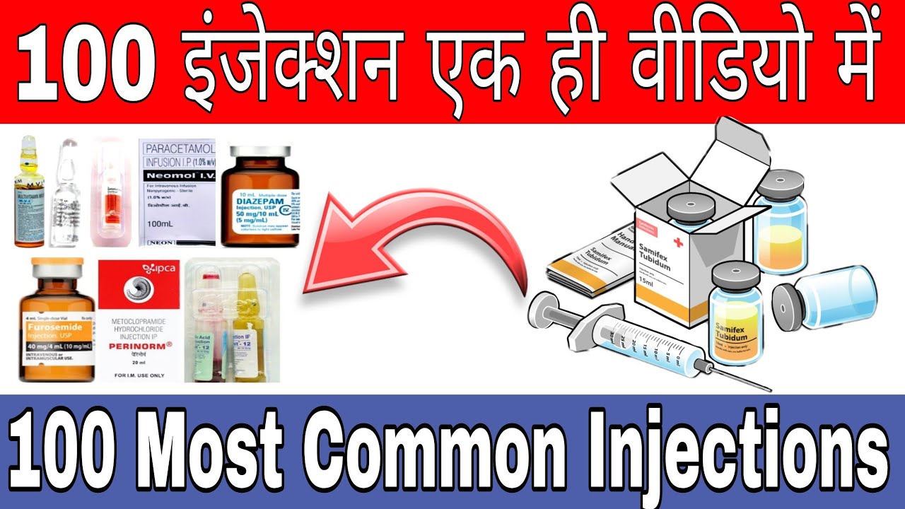 Most Common injection used by medical practitioner and doctors | Most ...