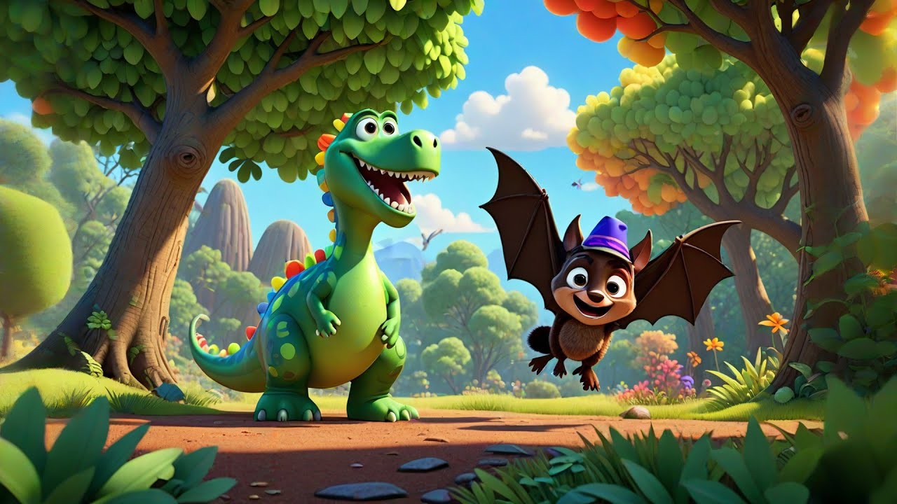 The Dinosaur Who Lost His Hat 🦖🎩 | Funny Nursery Rhymes Songs for Kids ...