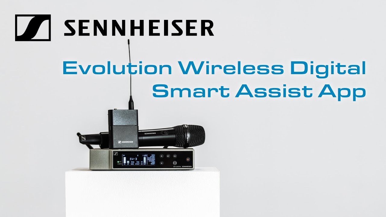 Sennheiser Evolution Wireless Digital - Smart Assist App Control #GearFest2021 - YouTube