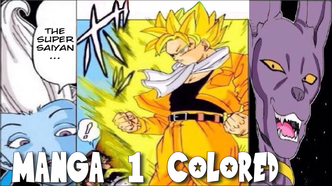 Dragon Ball Super Manga Chapter 1 in Color - YouTube