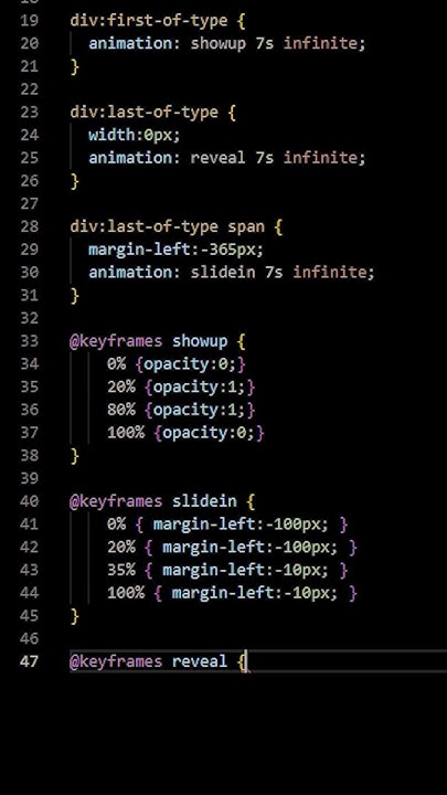 Text revealing Animation | HTML & CSS | #shorts - YouTube