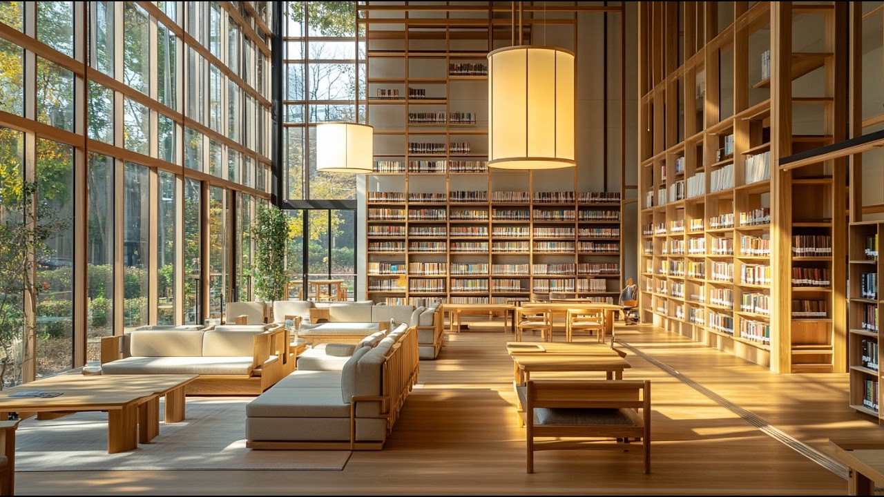 Japandi Library Design Ideas 2025: Minimalist & Cozy Reading Nooks ...