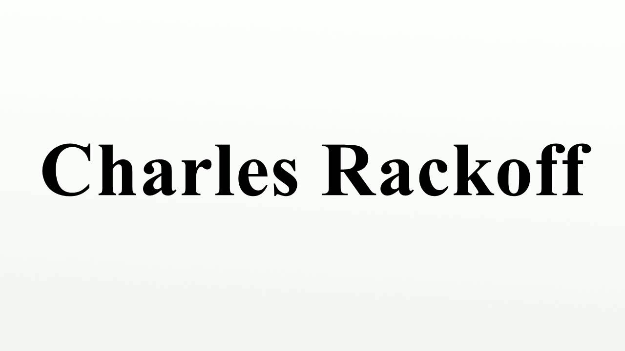 Charles Rackoff - YouTube