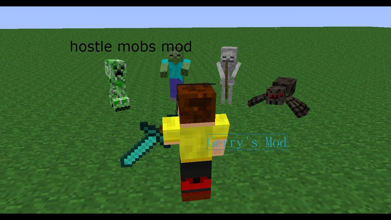 Gerry's Mod (Minecraft Swords and Mobs Mod) - YouTube