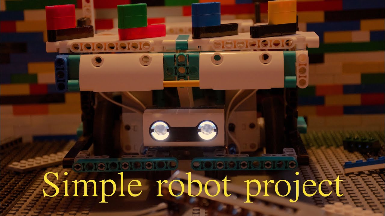 LEGO simple robot project - YouTube