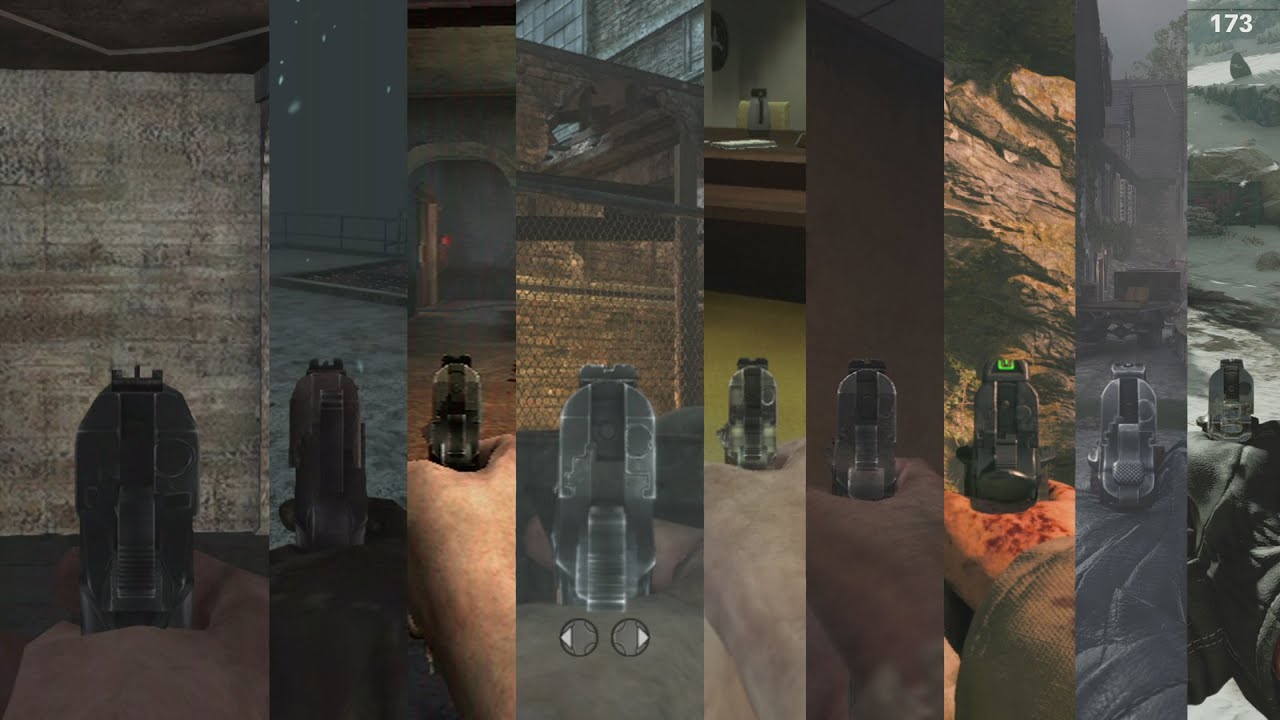 Call of Duty Zombies M1911 Evolution (WAW,BO1,BO2,BO3,WW2,BOCW) - YouTube