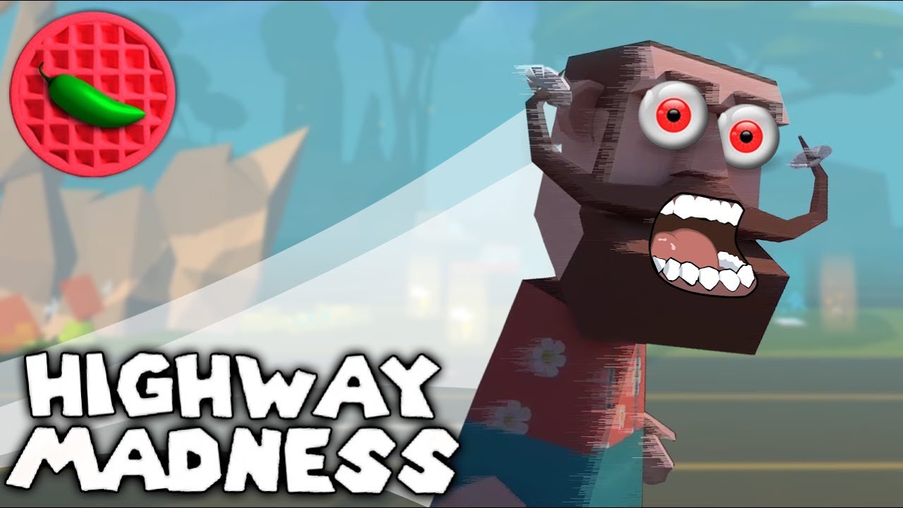 CRAZY COMPETITIVE ROAD CROSSING! -- Let's Play Highway Madness (HTC ...