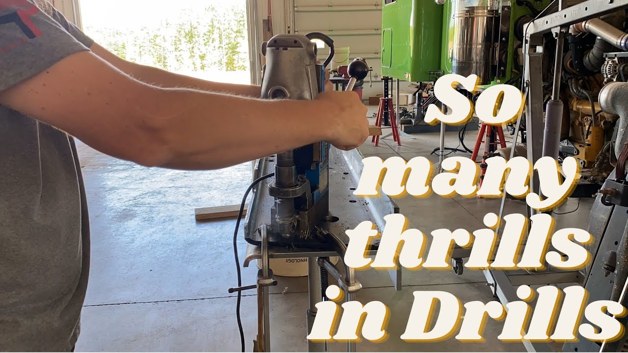 How to drill holes in a frame rail. - YouTube
