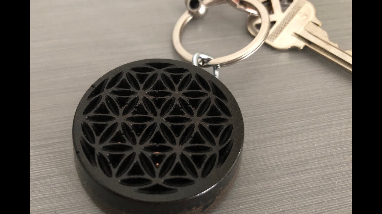 Shungite Orgone Amulet Keychain DIY - YouTube