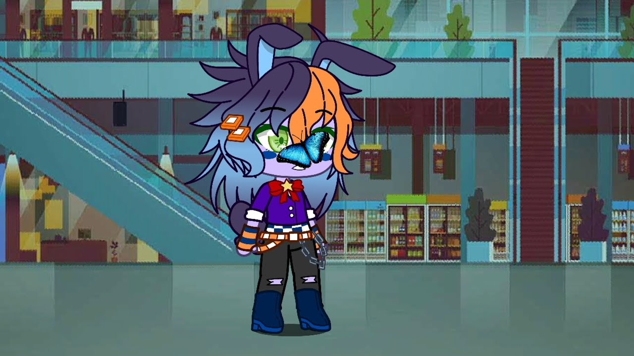 Blue butterfly meme feat. Glamrock Bonnie and Moondrop - YouTube