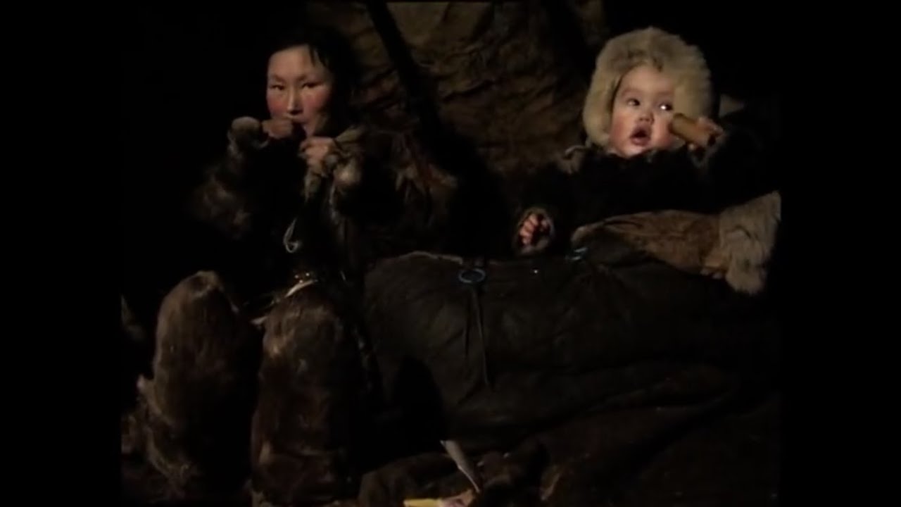 Exceptional life of nomads kids in Arctic circle. Birth, food, hygiene ...