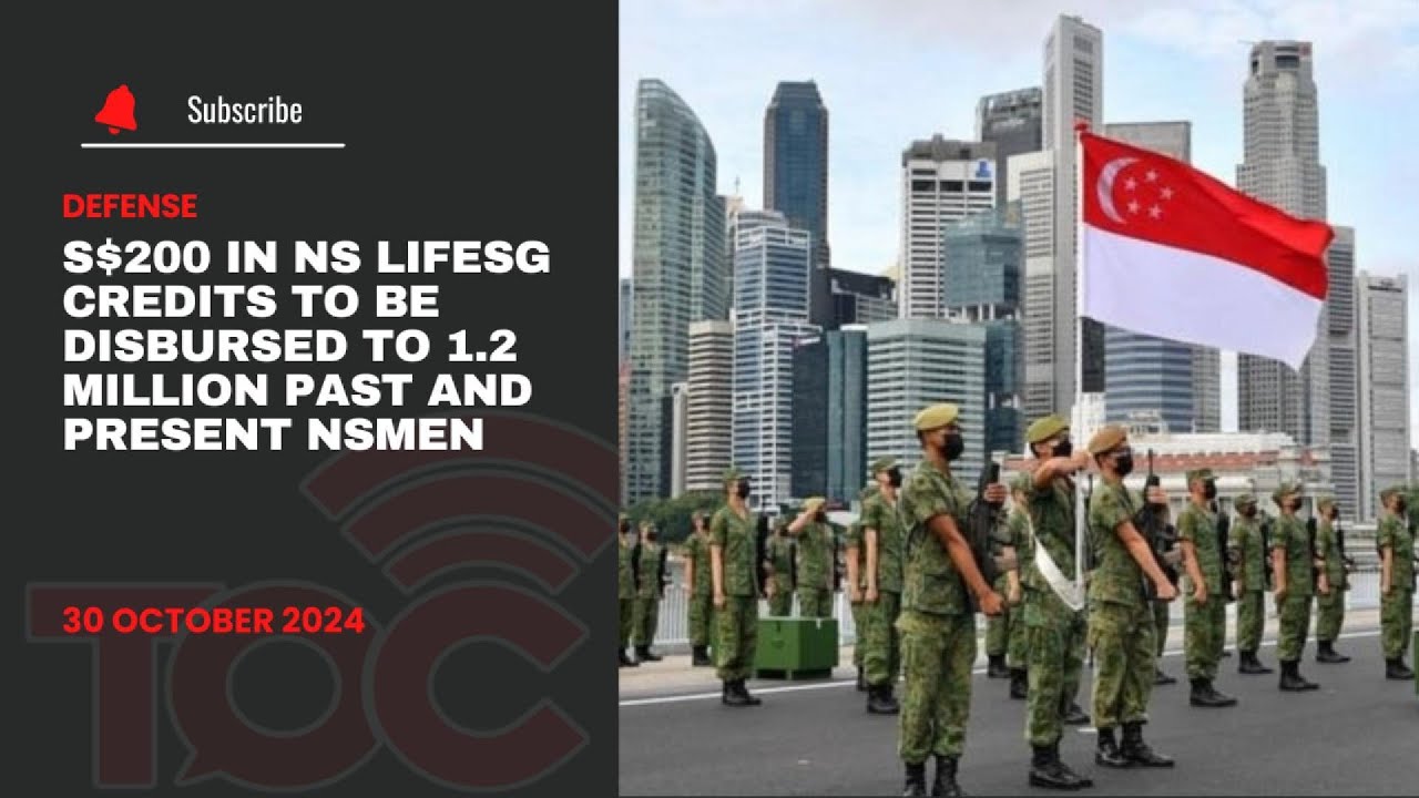 S$200 in NS LifeSG credits to be disbursed to 1.2 million past and ...