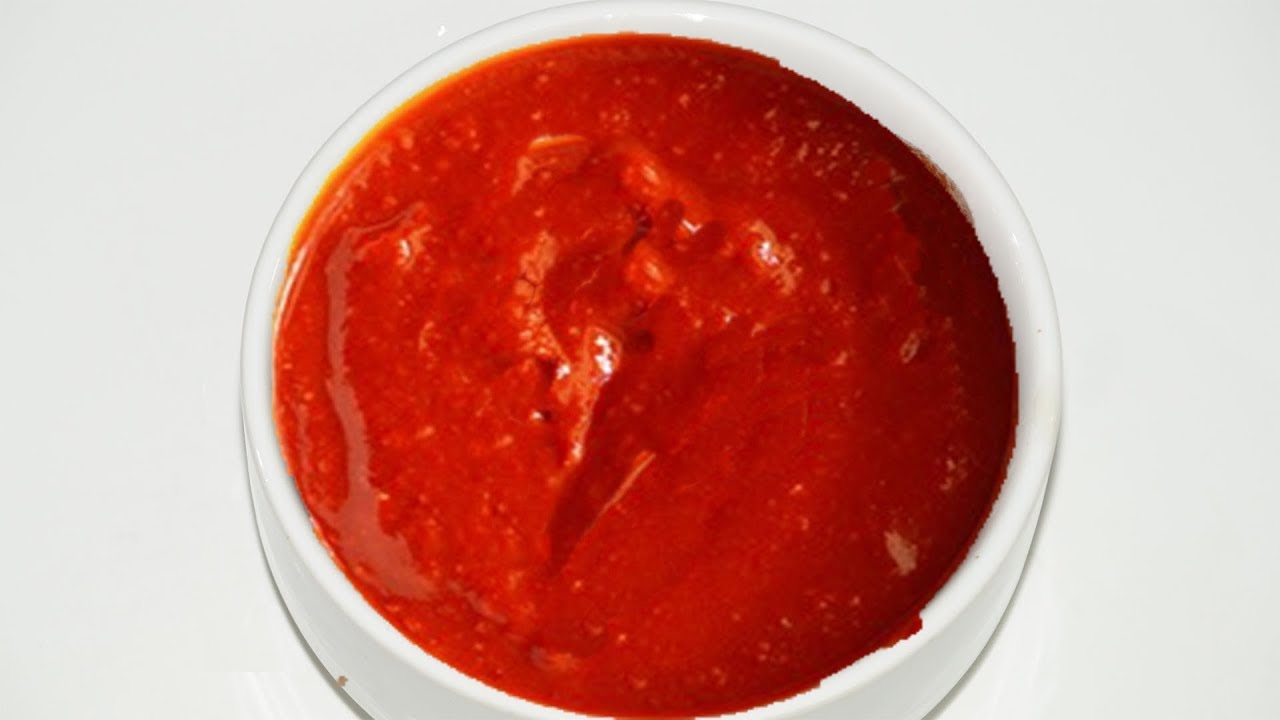 Red Chilli Garlic Chtuney | Red chutney for Chaat and sandwich - YouTube