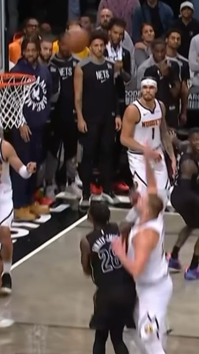 Nikola Jokic drops another triple double in victory over nets #nba #nbahighlights #shorts # ...