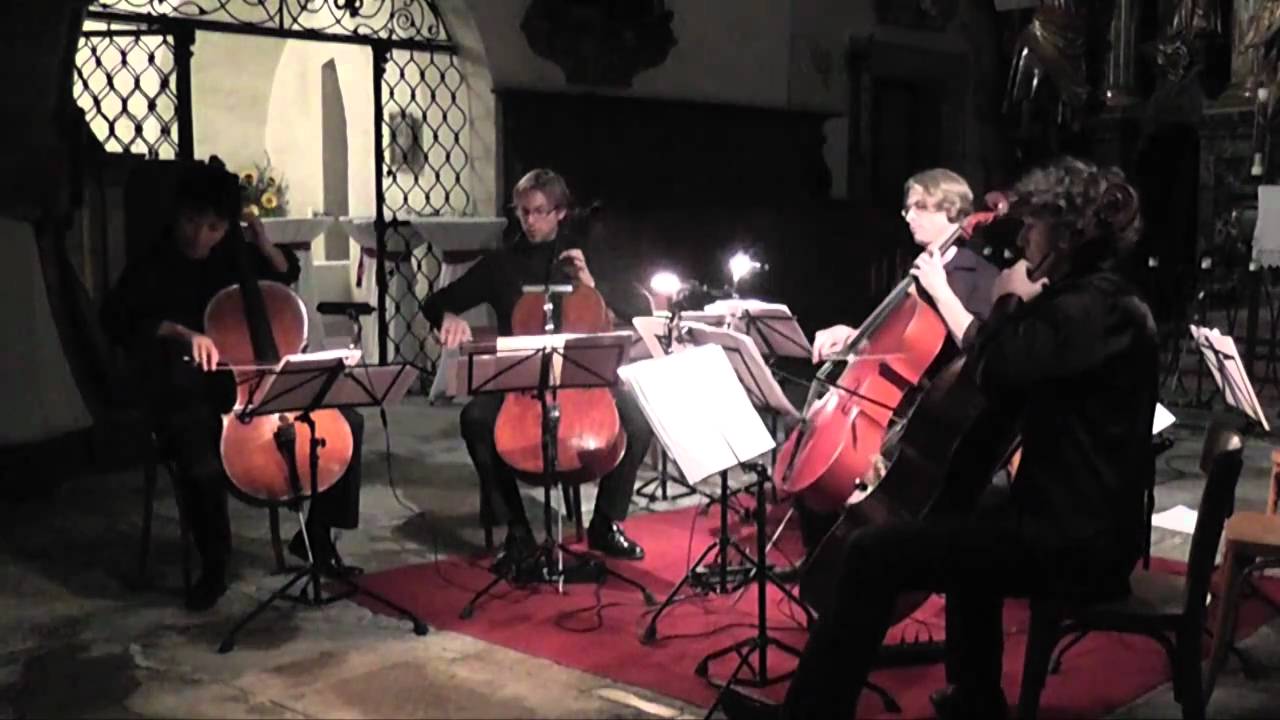 Goltermann Serenade for four Cellos - YouTube