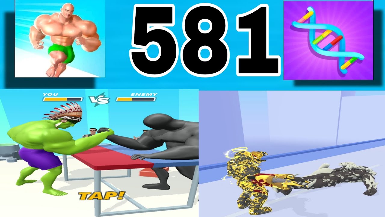 Muscle Rush VS DNA Evolution 3D: GameplayWalkthrough All Levels ( part ...