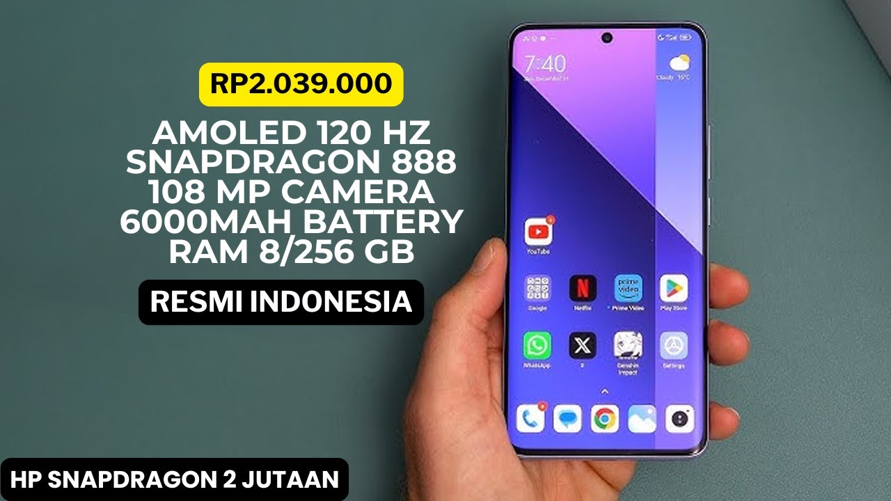 SNAPDRAGON 888, 6000mAh !! HP 2 JUTAAN CHIPSET SNAPDRAGON TERBAIK ...