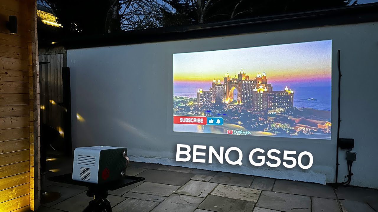 Is the BenQ GS50 Still the Best Outdoor Projector in 2023? - YouTube