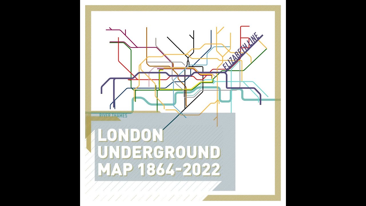 London underground map 1864 - 2022 - YouTube