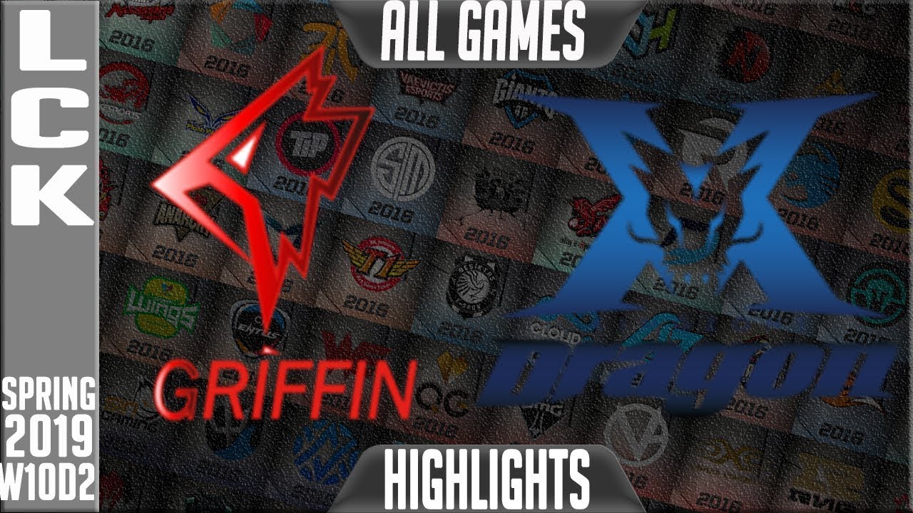 GRF vs KZ Highlights ALL GAMES | LCK Spring 2019 Week 10 Day 2 | Griffin vs King Zone DragonX ...