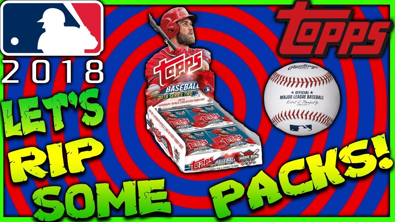 TOPPS 2018 BASEBALL BOOSTER PACKS OPENING! - YouTube