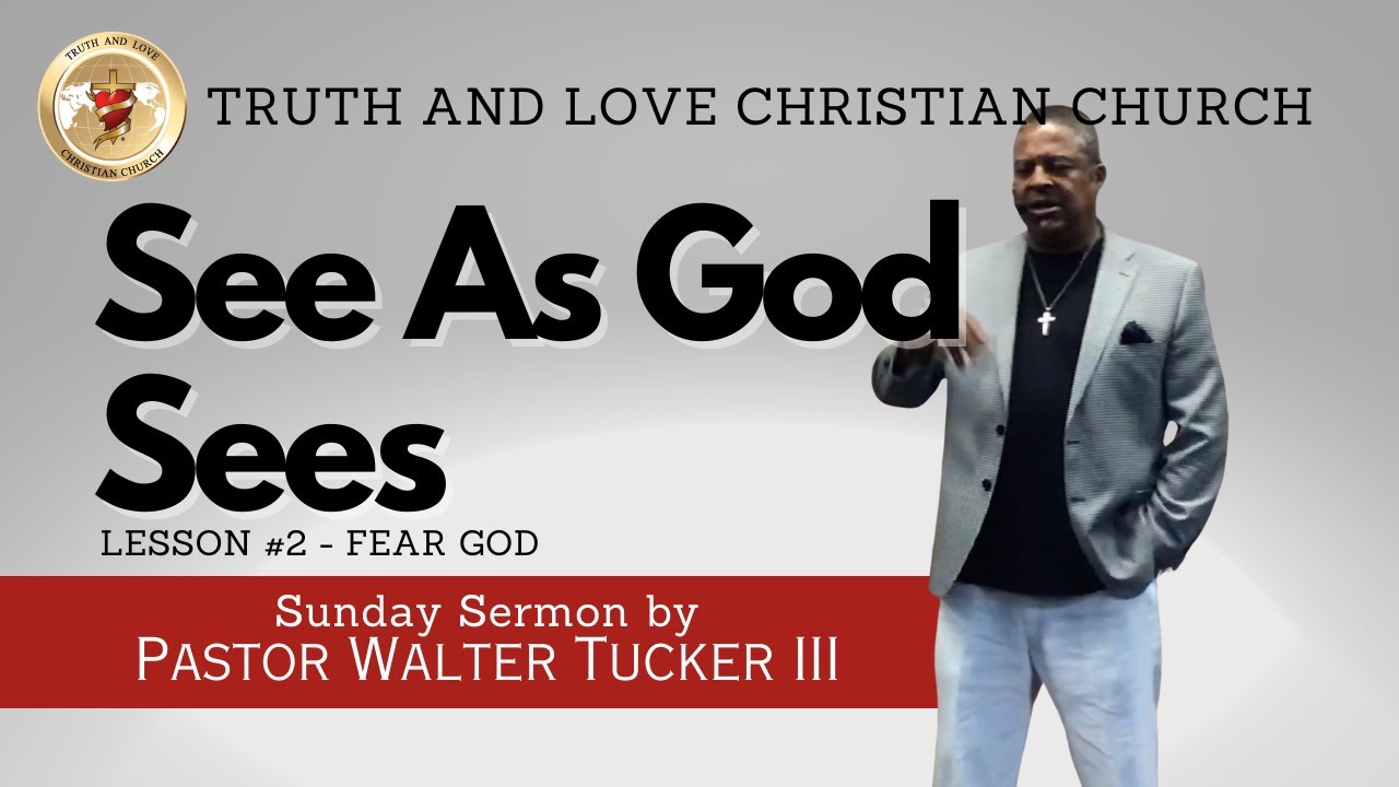 FEAR GOD-Lesson #2 - "See As God Sees" - YouTube