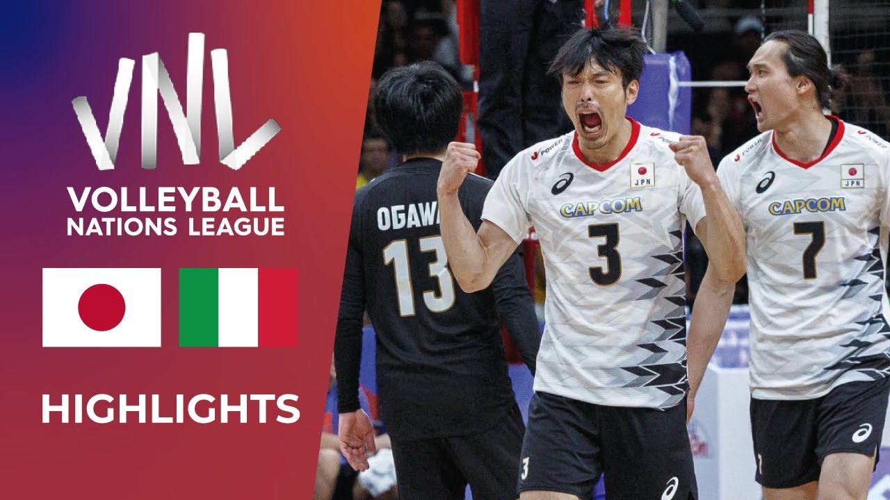 JAPAN vs ITALY| Highlights | Week 1 | Men's VNL 2024 - YouTube