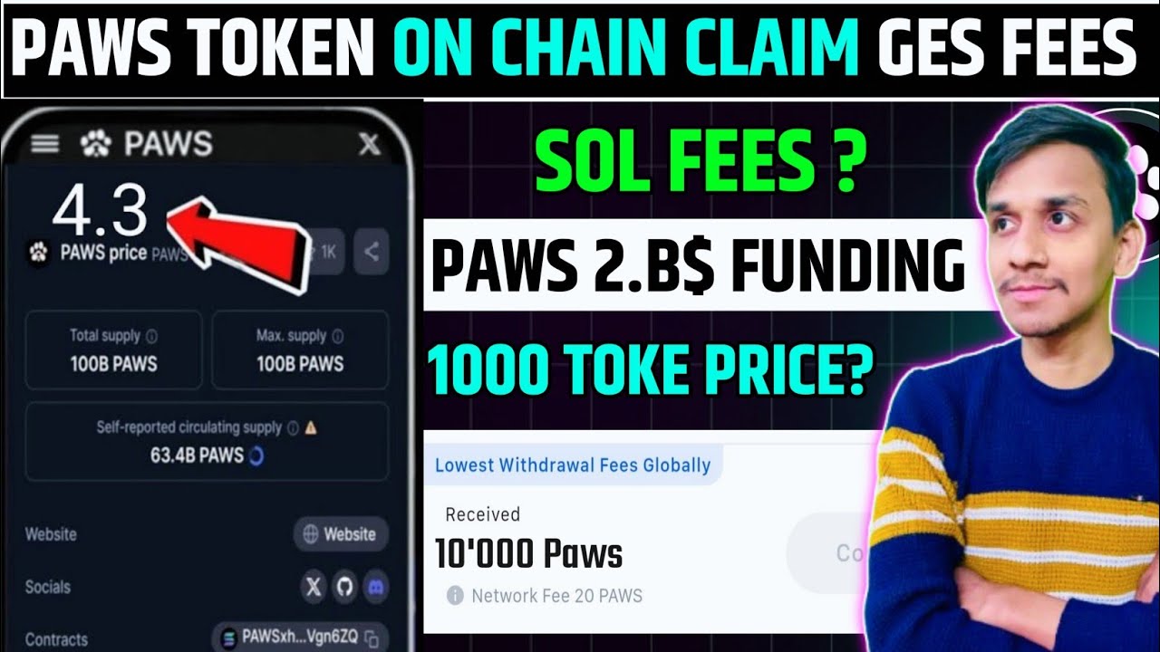 Paws Airdrop Price Prediction | Paws Airdrop Token Hold Or Sell | Paws ...